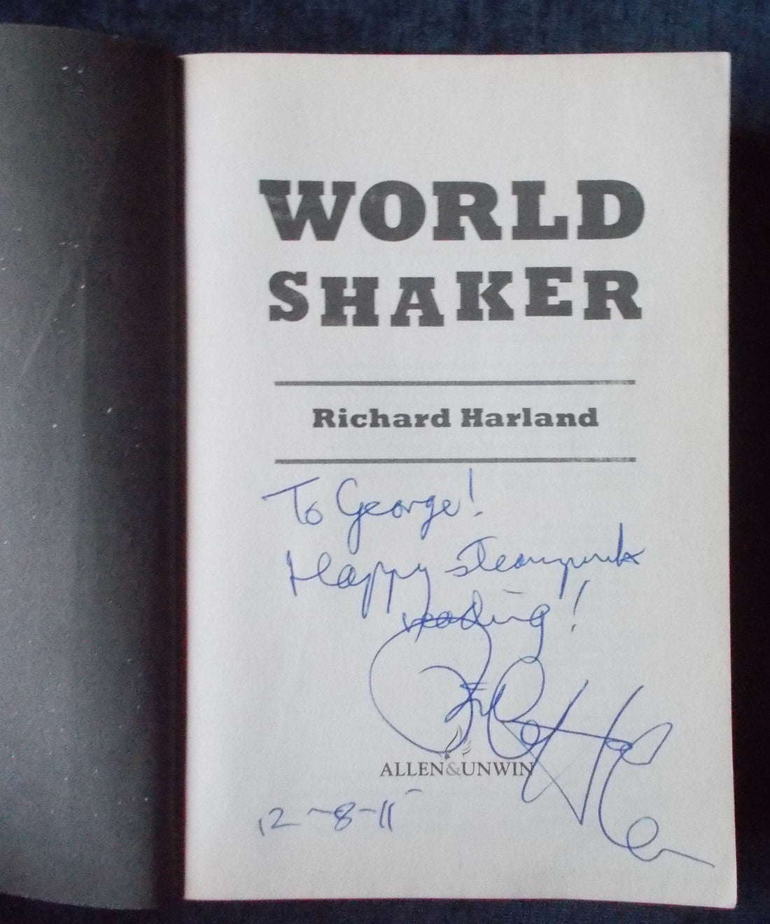 World Shaker: Richard Harland – Cosmic Cauldron Books